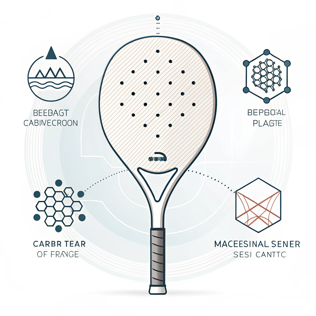 Custom Padel Racket (Round Shape) - Top Padel Racket Manufacturer