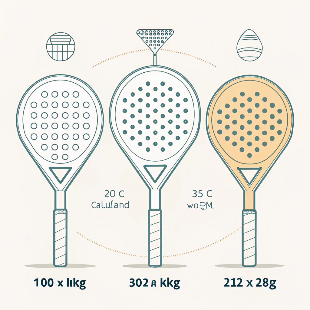 How to choose the weight of a padel racket - NEX Padel